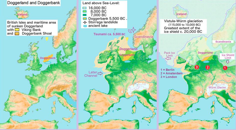 Doggerland existed in the late pleistocene and early holocene, until ...
